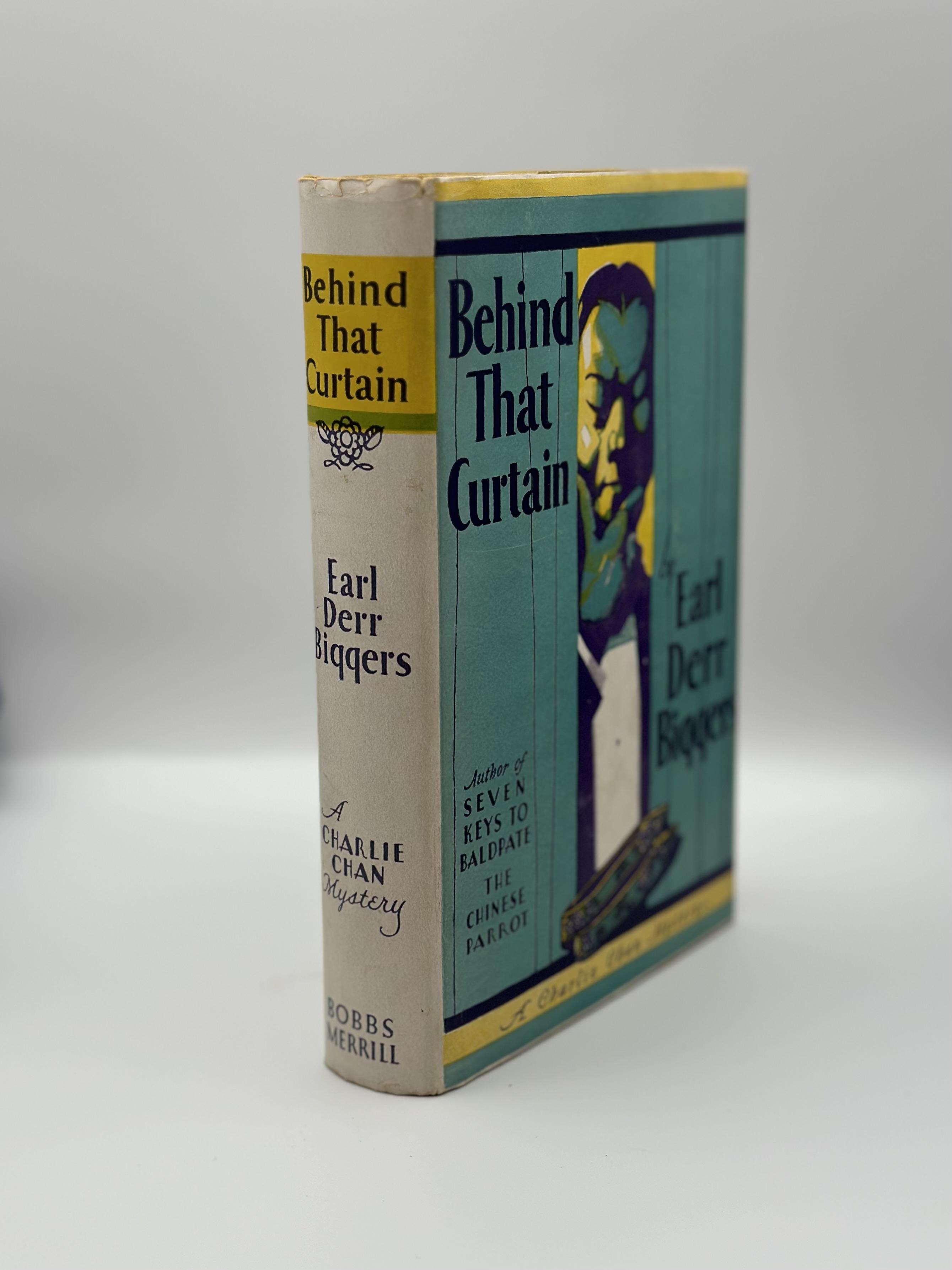 Behind That Curtain A Charlie Chan Mystery by Biggers, Earl Derr: Fine ...