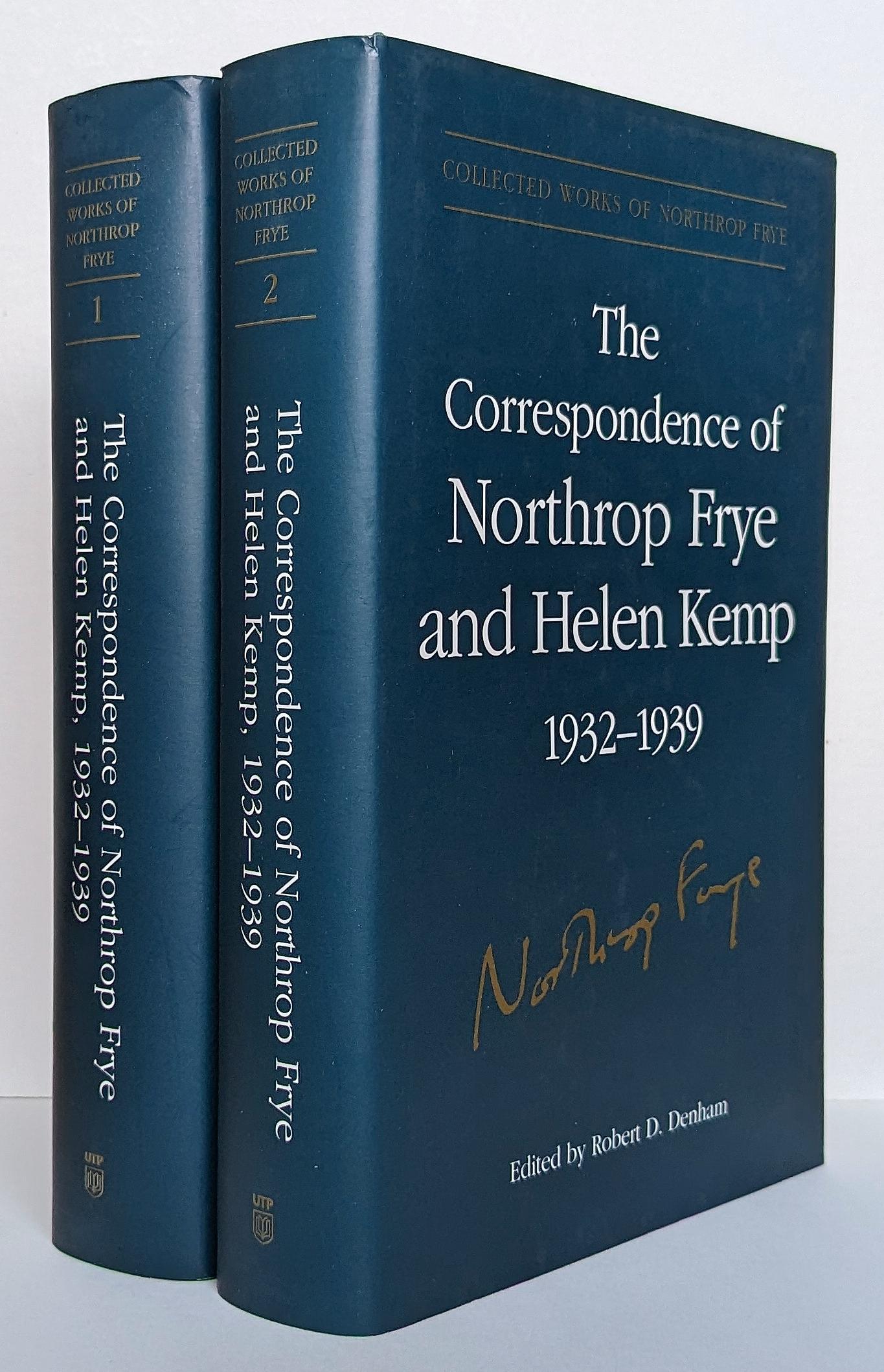 The Correspondence of Northrop Frye and Helen Kemp 1932-1939 (Two ...