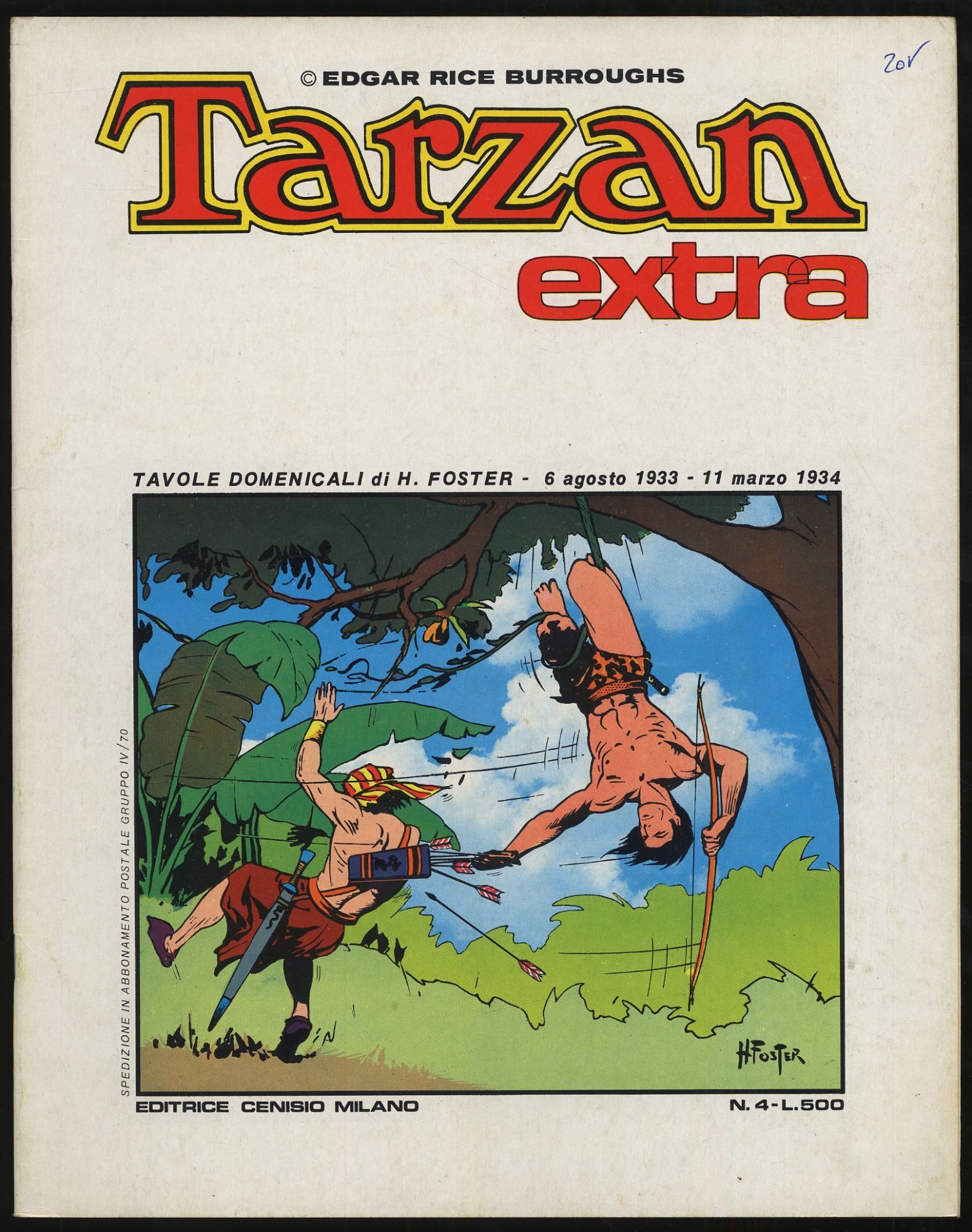 Tarzan Extra by BURROUGHS, Edgar Rice and Hal FOSTER: Fine Softcover ...
