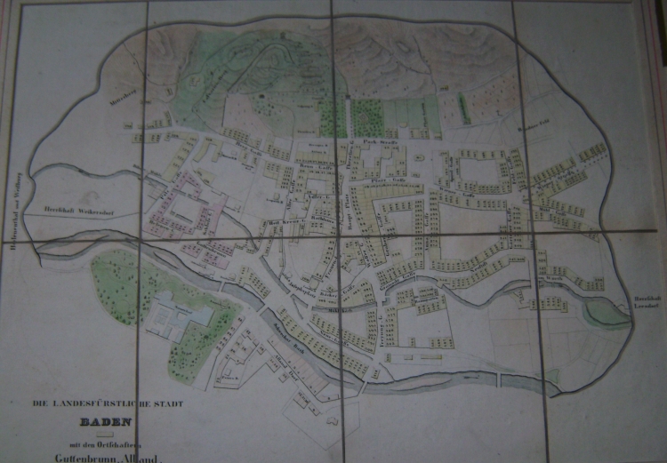 [Niederösterreich] - Die landesfürstliche Stadt Baden mit den ...