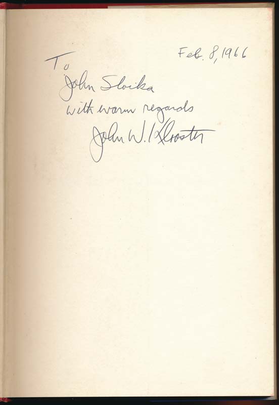 The Granting of Inventive Rights by KLOOSTER, John W.: Hardcover (1965 ...