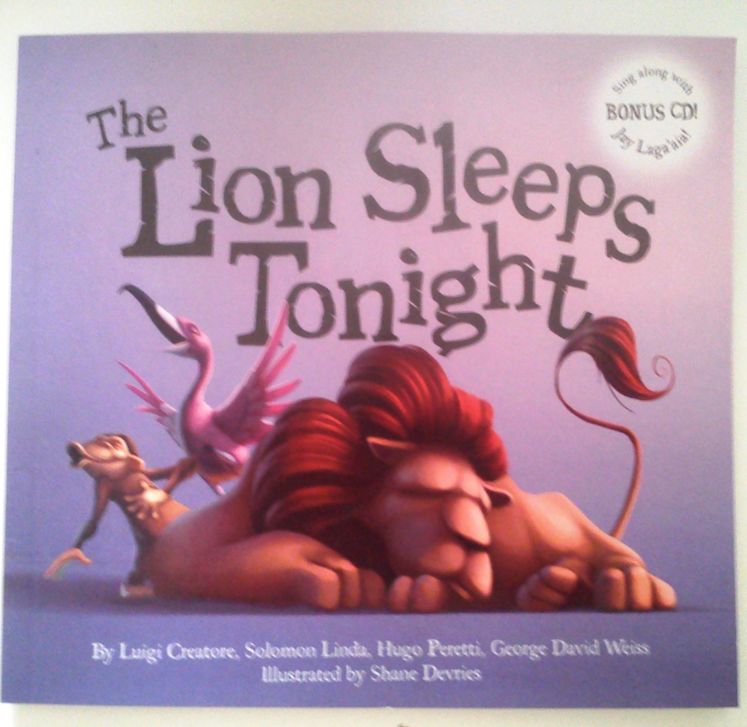The Lion Sleeps Tonight Sing along with Jay Laga'aia Bonus CD by Luigi ...