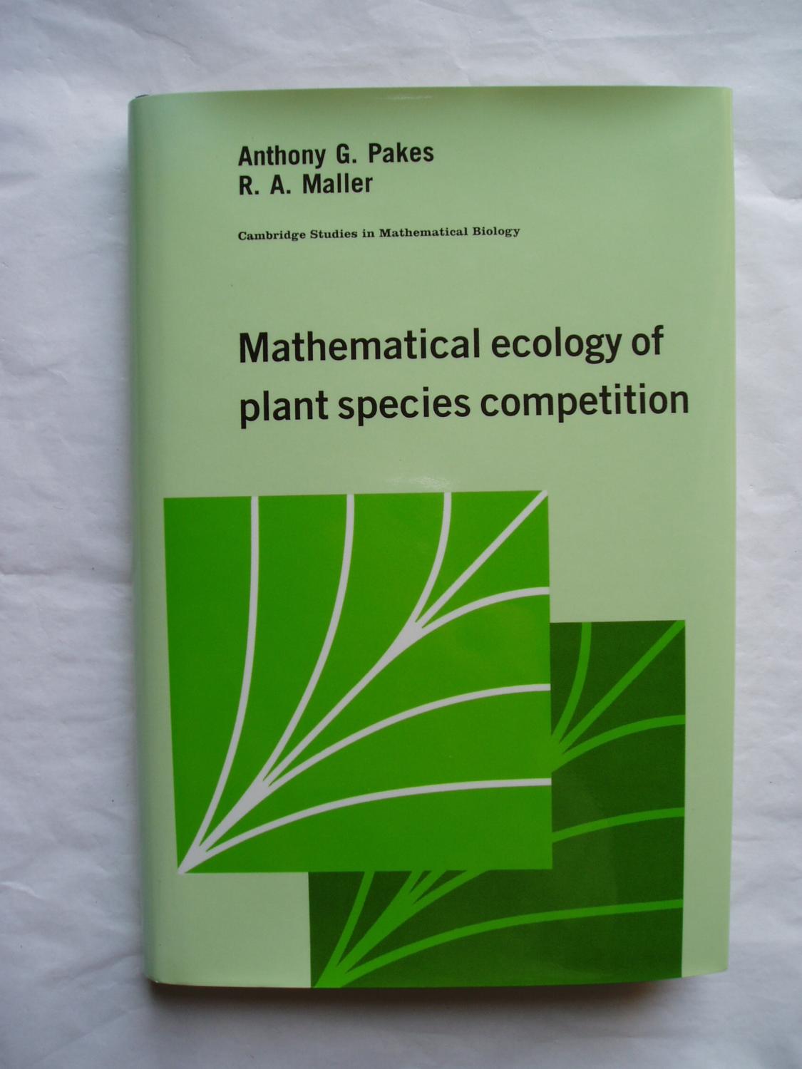 Mathematical Ecology of Plant Species Competition: A Class of ...
