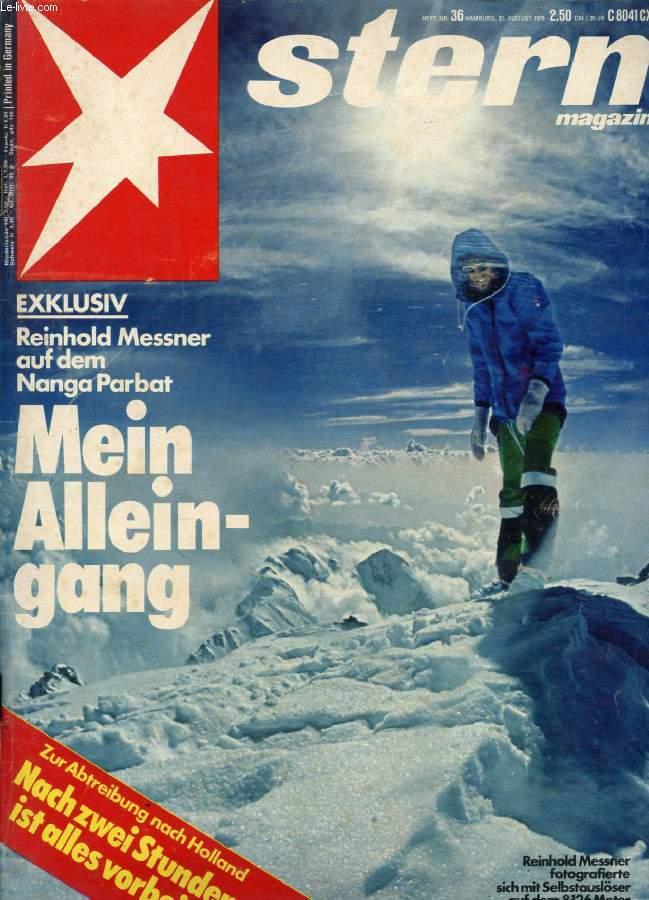 STERN MAGAZIN, HEFT Nr. 36, 31 JAHR, 31 AUG. 1978 (Inhalt: Selbstmord ...