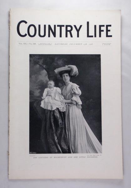 Original Issue of Country Life Magazine Dated December 15th 1906, with ...