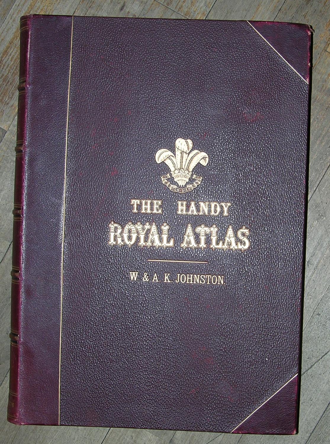 Handy Royal Atlas of Modern Geography. by JOHNSTON, Alexander Keith ...