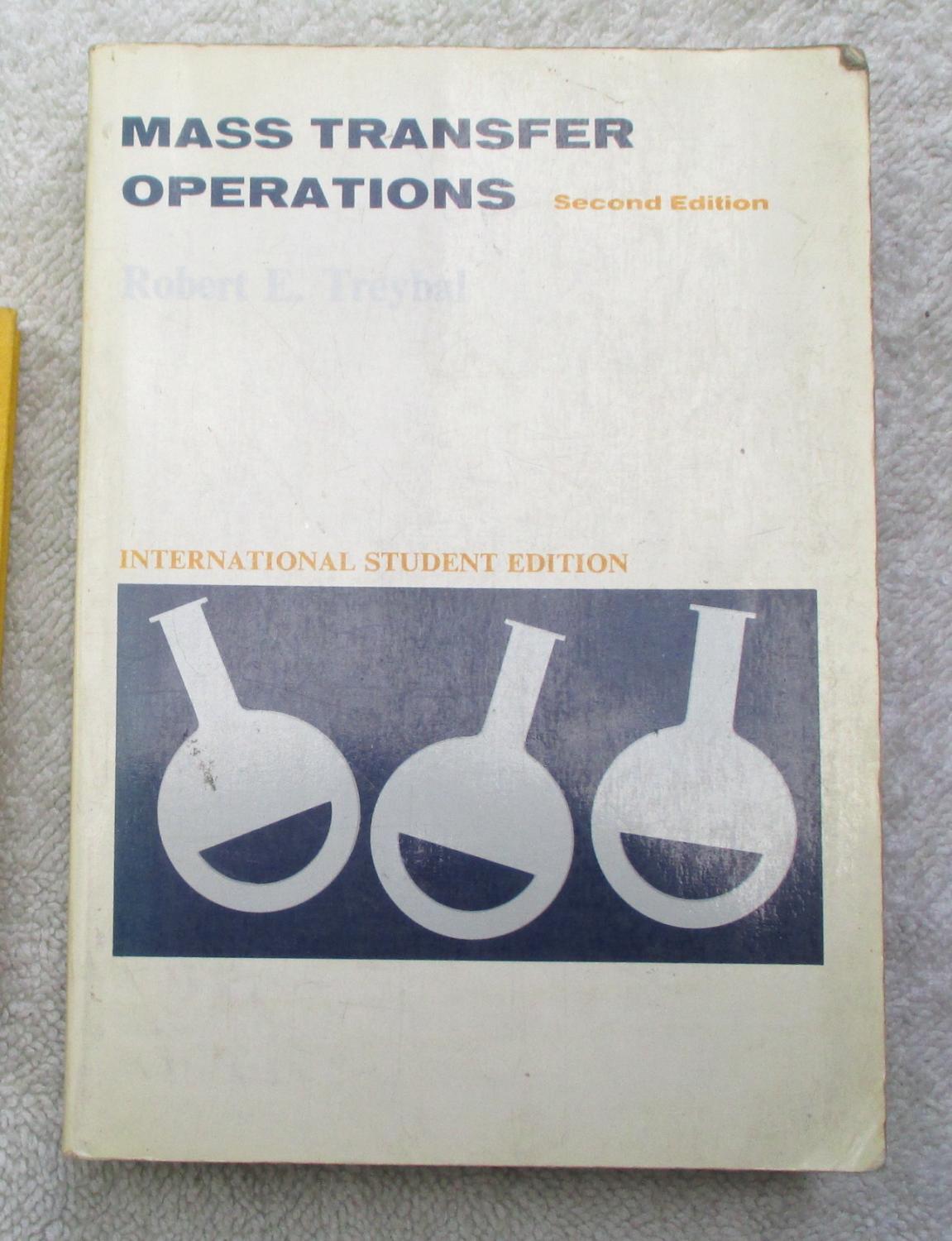 Mass Transfer Operations by Treybal Rebert E.: Very Good Soft Cover ...