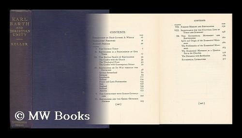 Karl Barth and Christian Unity: the Influence of the Barthian Movement ...