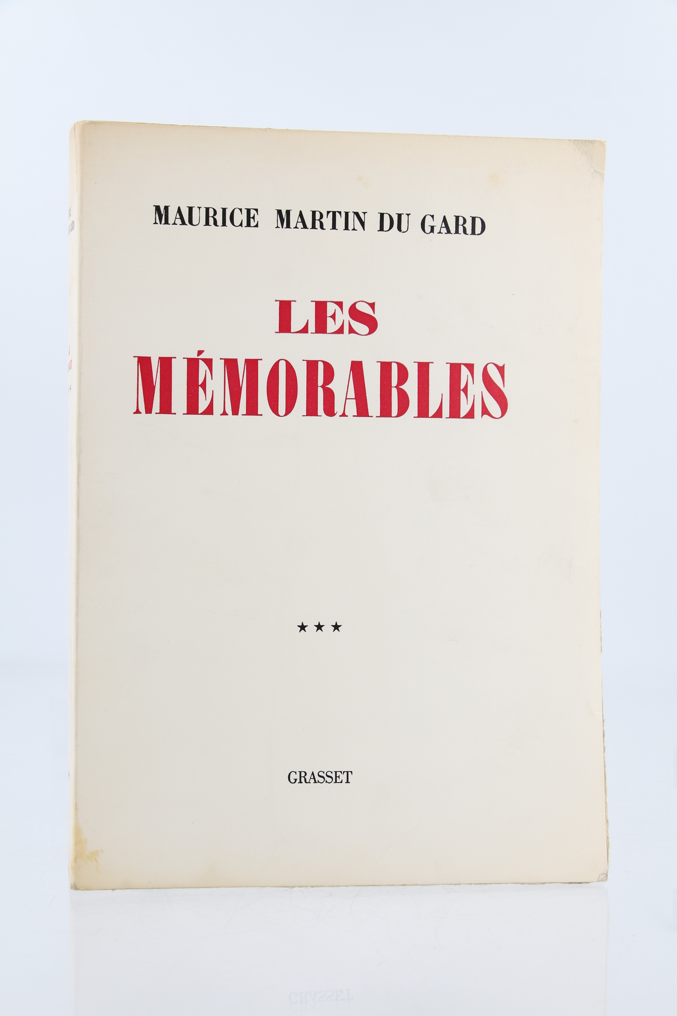 Les mémorables by MARTIN DU GARD Maurice: couverture souple (1957 ...