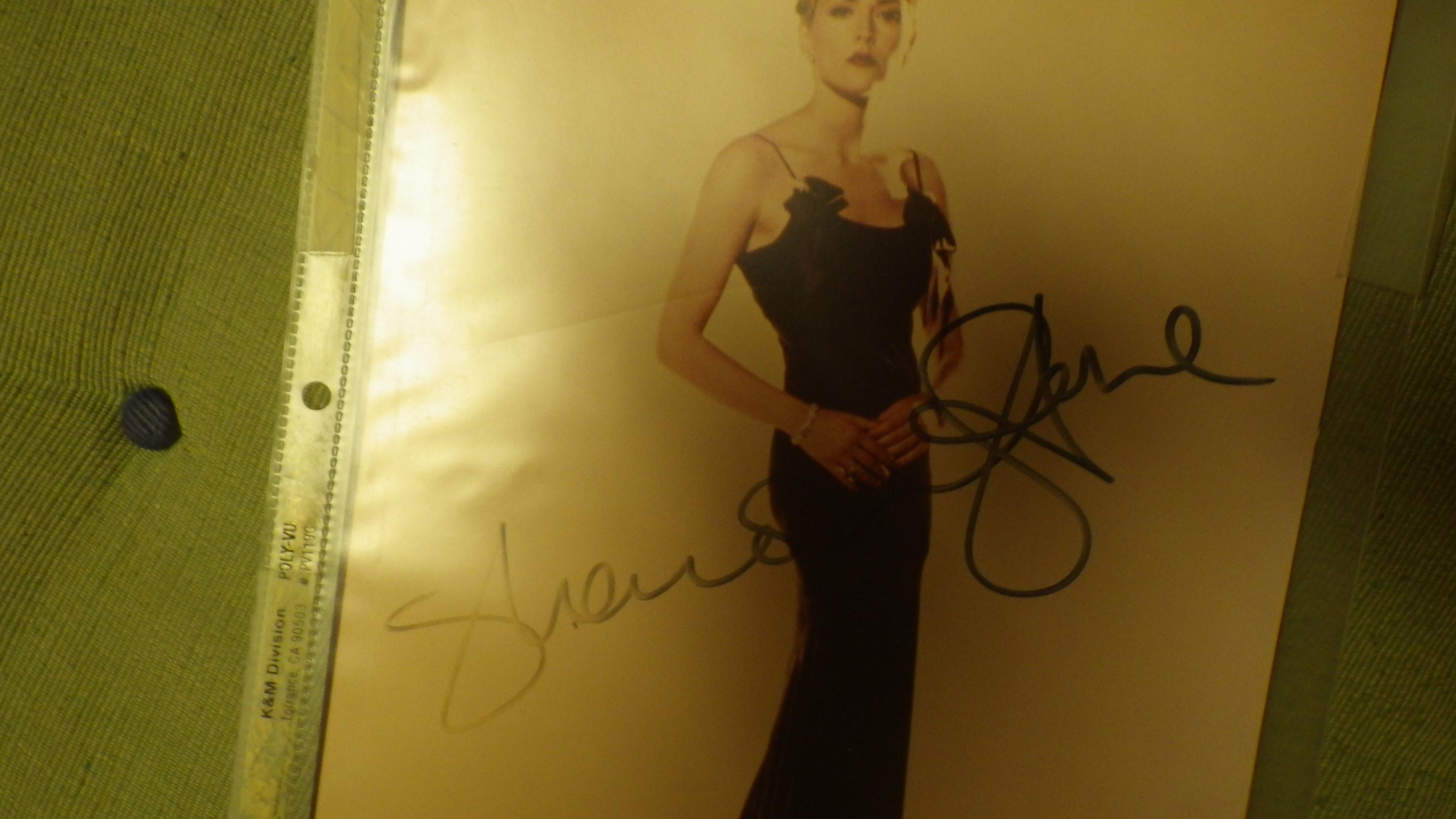 Sharon Stone , Beautiful Thin Hollywood Actress Color Photograh ...