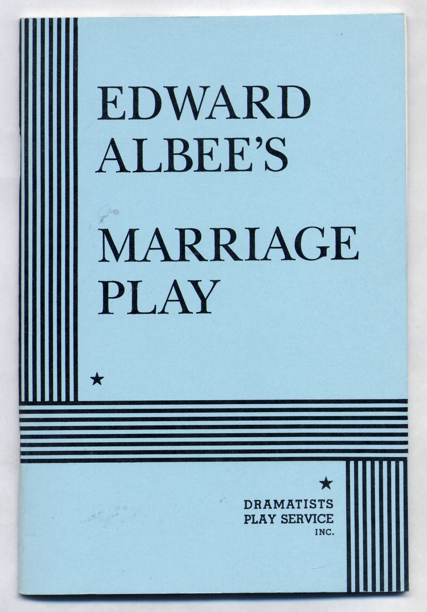 Marriage Play by ALBEE, Edward: Fine Softcover (1987) | Between the ...