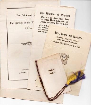 LOT OF FIVE (6) EPHEMERAL ITEMS, 1923-1927 by Tufts College, Jackson ...