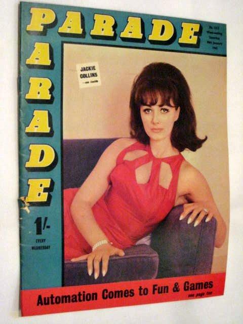 PARADE Magazine. No 1313, 30th January 1965. JACKIE COLLINS cover ...