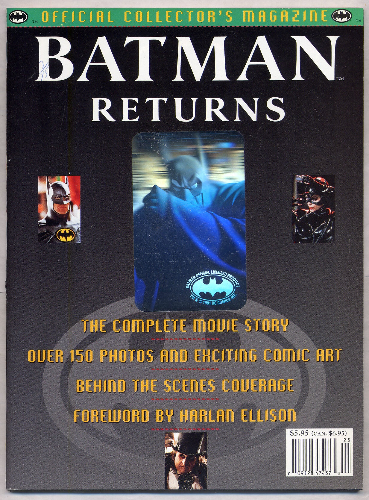 Batman Returns Official Collector's Magazine: The Complete Movie Story ...