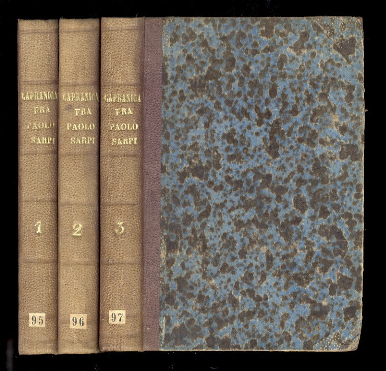 Fra Paolo Sarpi. by CAPRANICA Luigi. | Libreria Oreste Gozzini snc
