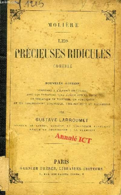 LES PRECIEUSES RIDICULES, COMEDIE by MOLIERE, Par G. LARROUMET: bon ...
