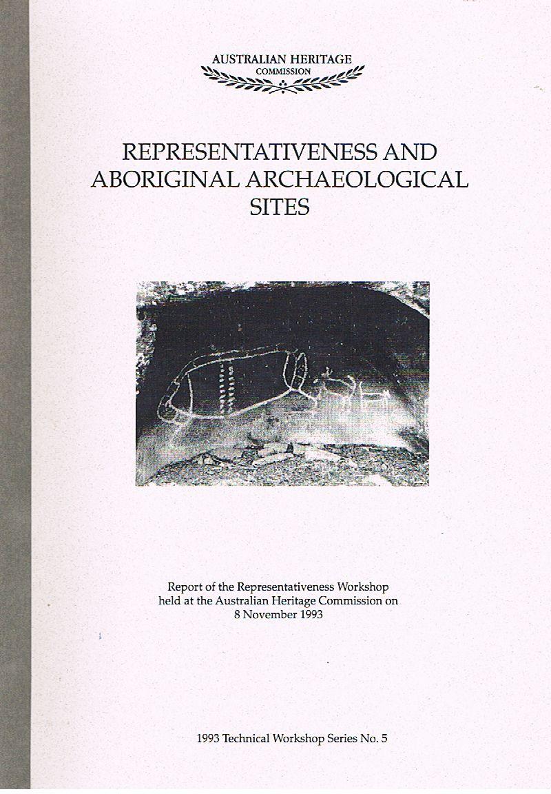 Representativeness and Aboriginal Archaeological Sites by Dunnett, Gary ...