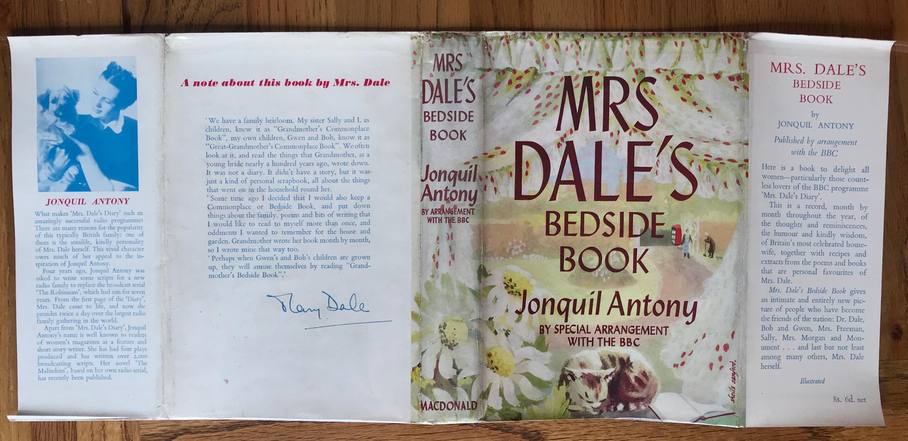 MRS DALE'S BEDSIDE BOOK by ANTONY JONQUIL: Hard Cover (1951) First ...