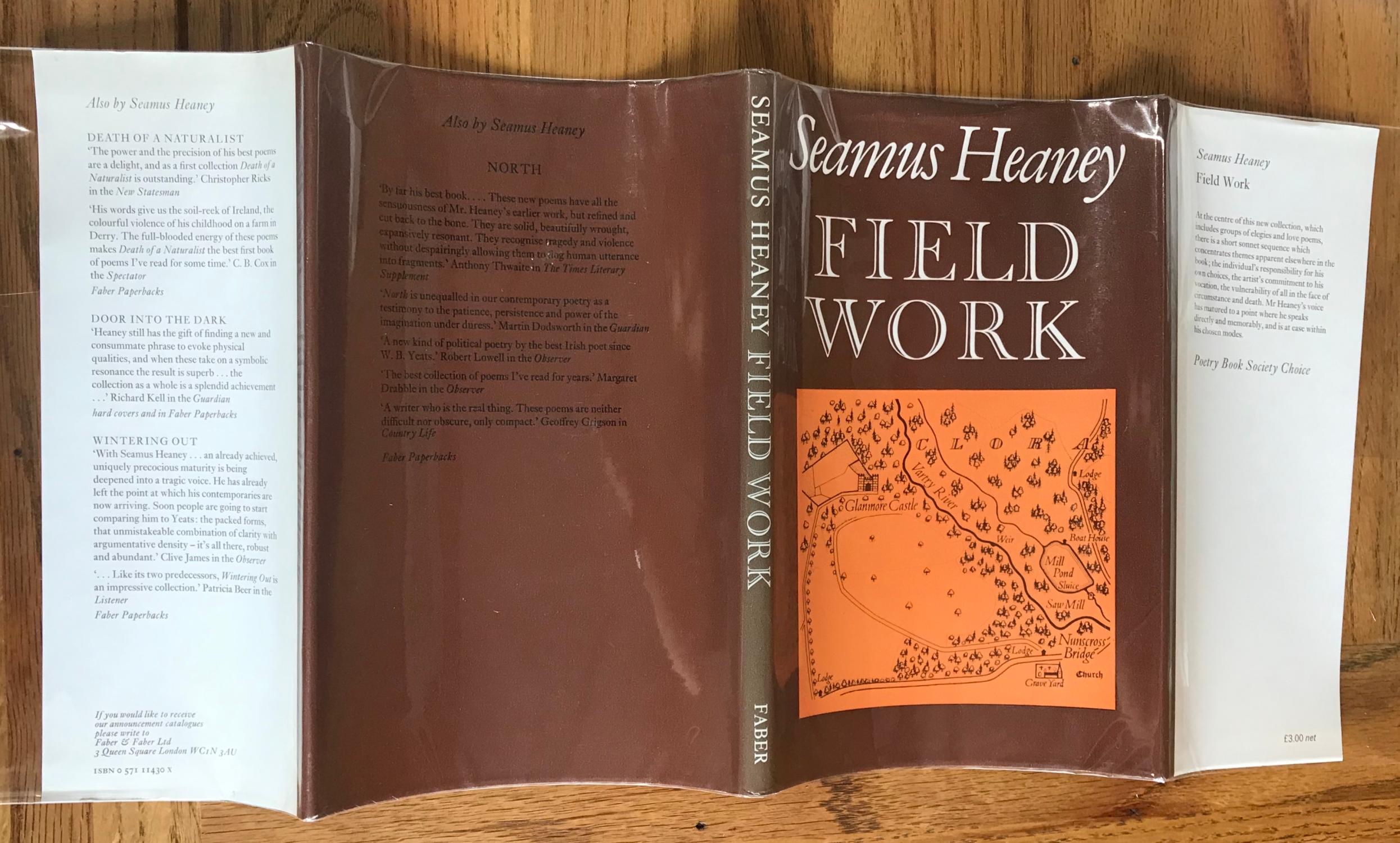 FIELD WORK by HEANEY SEAMUS: Hard Cover (1979) First Edition. | James M ...