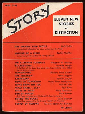 Story: The Magazine of the Short Story, April 1938: Near Fine Softcover ...