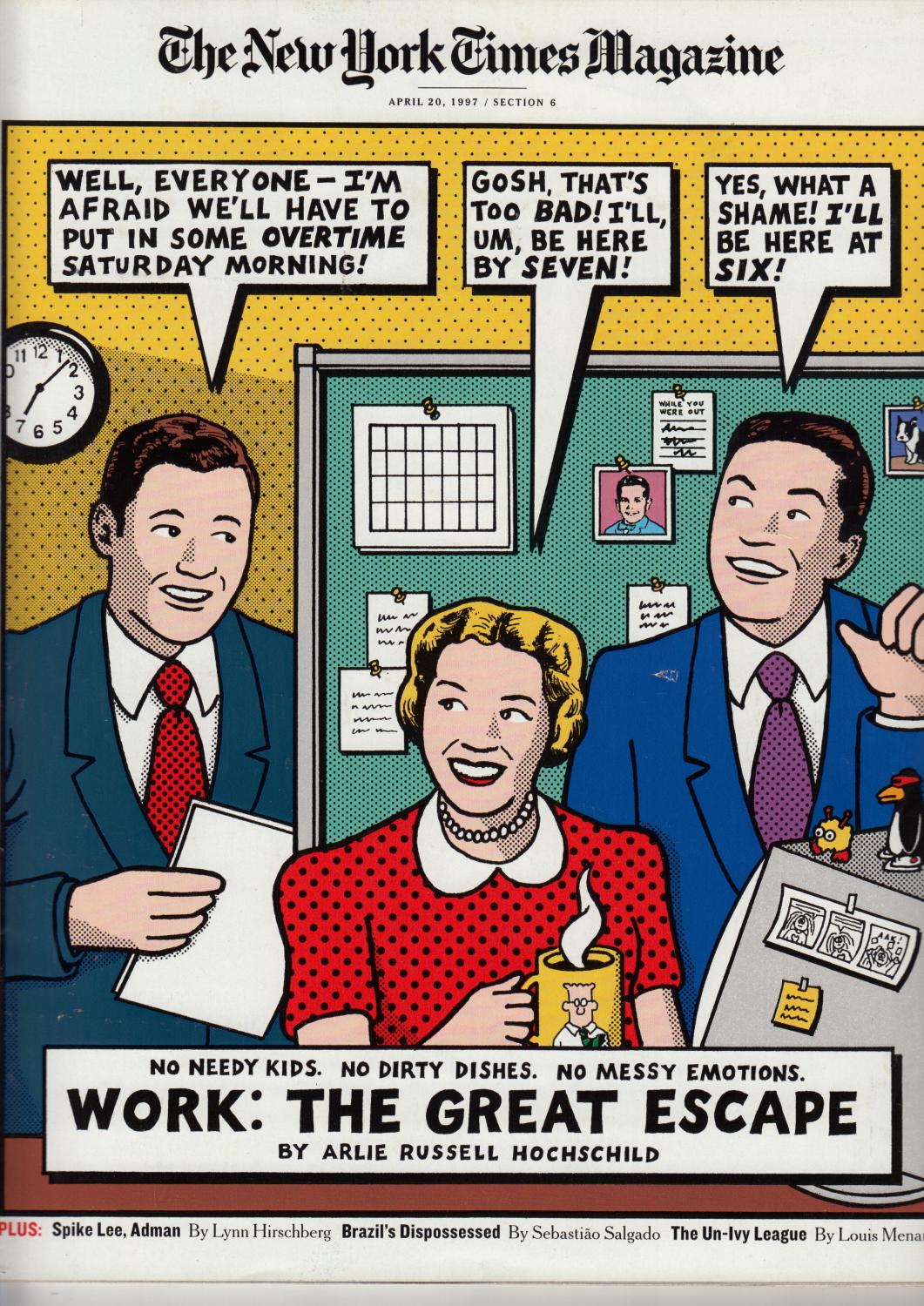 THE NEW YORK TIMES [Sunday] Magazine April 20, 1997.: Near fine ...