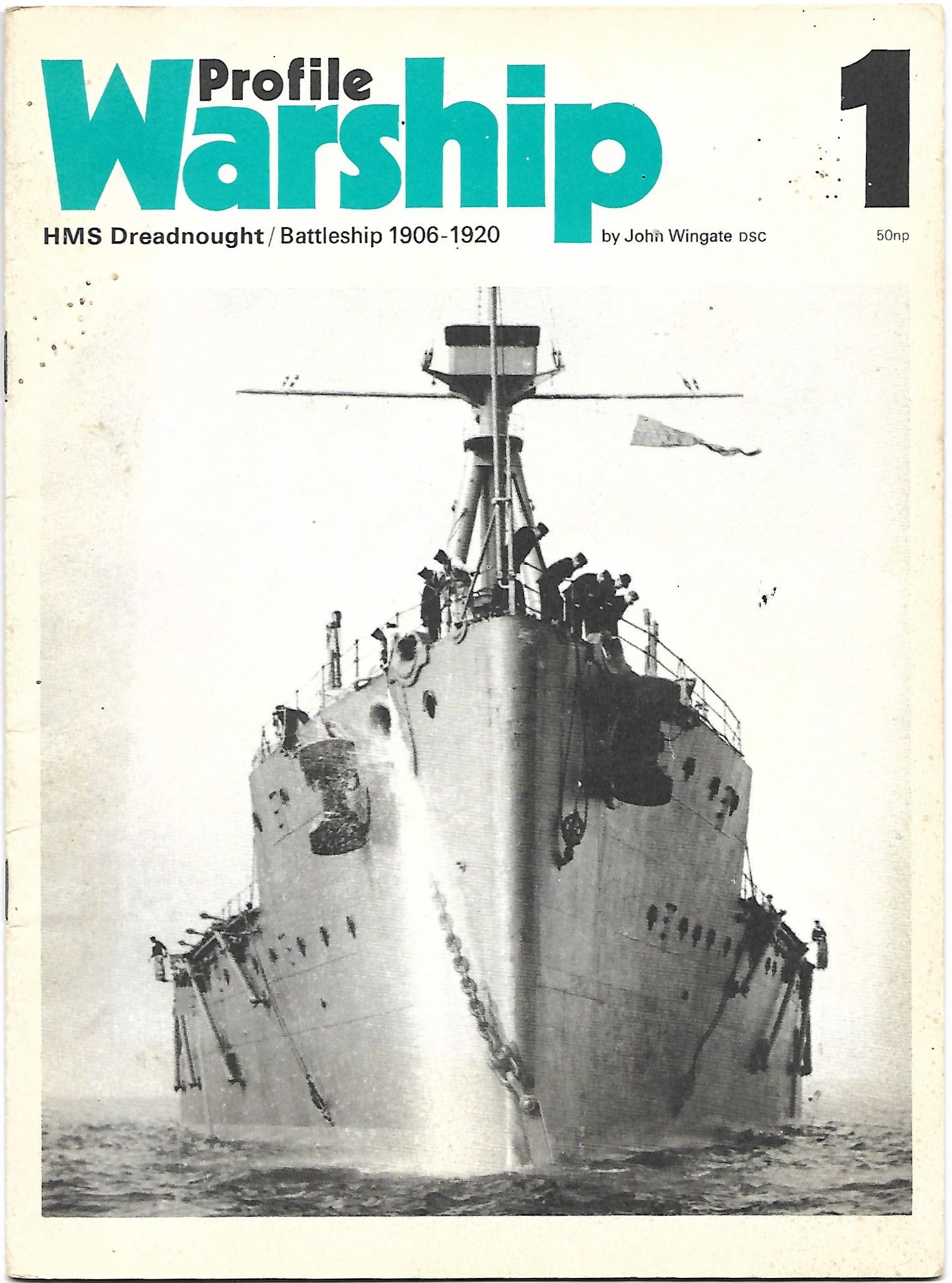 Warship Profile 1 HMS Dreadnought Battleship 1906-1920 by Wingate John ...