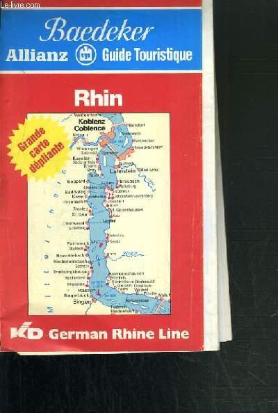 CARTE - LE RHIN - LE GUIDE TOURISTIQUE de ALLIANZ: Mapa | Le-Livre