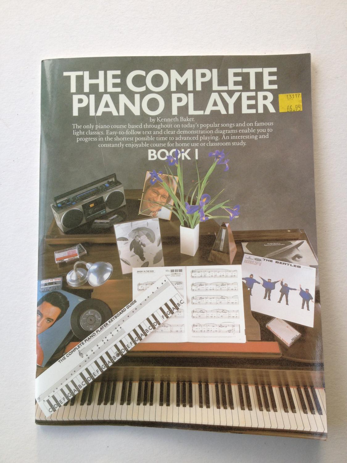 The Complete Piano Player Book 1 by Kenneth Baker: Very Good Soft cover ...