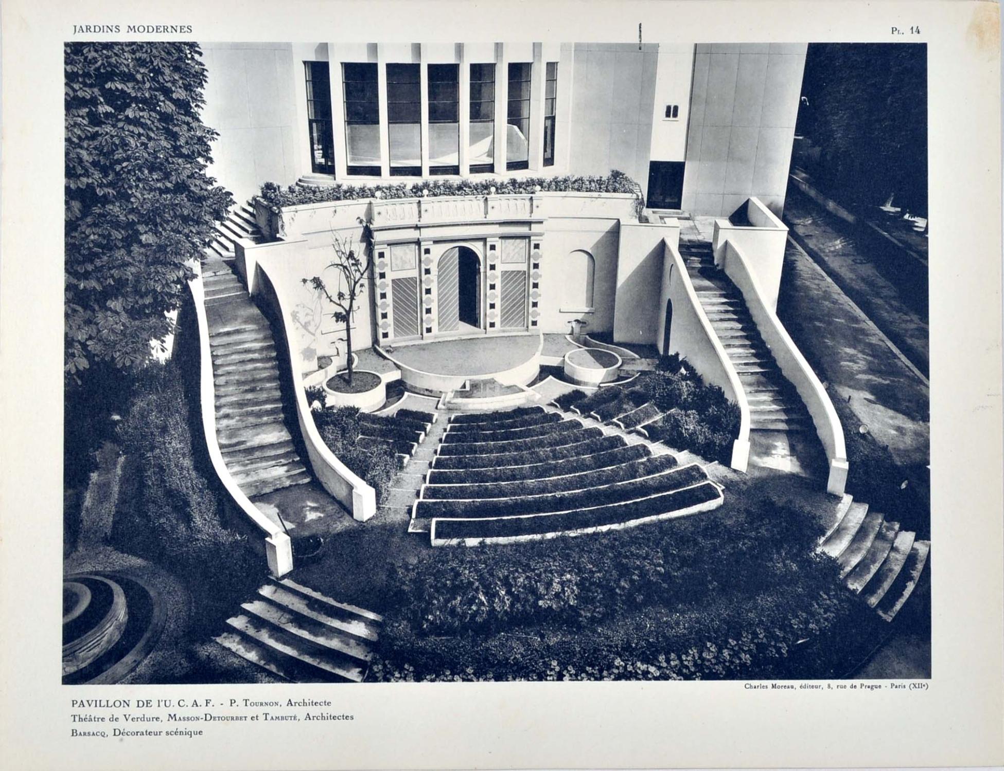 Jardins modernes à l'Exposition Internationale de 1937 by GREBER ...