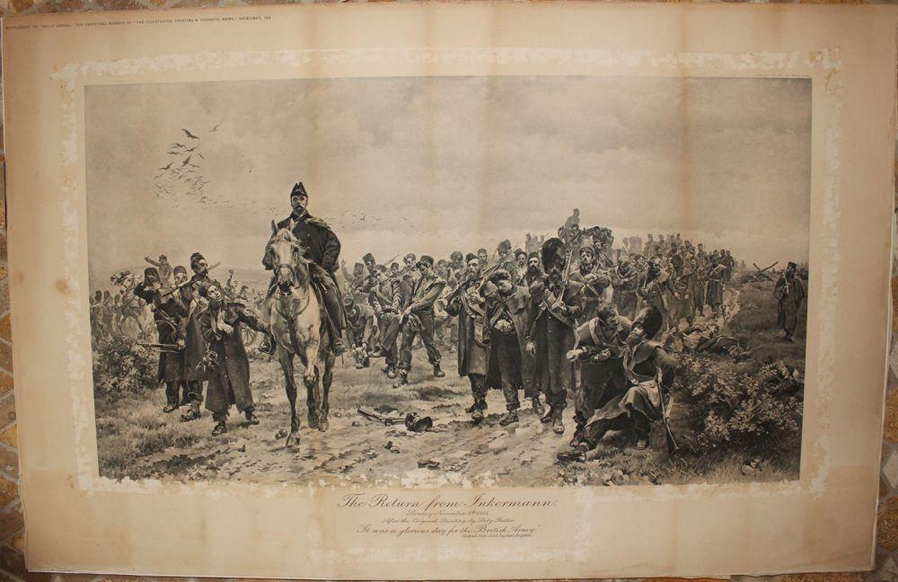 The Return from Inkerman by BUTLER, Lady, Elizabeth Southerden Thompson ...