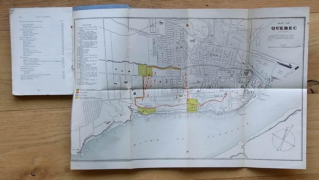 Carrel's Illustrated Guide & Map of Quebec Showing Electric Railway ...