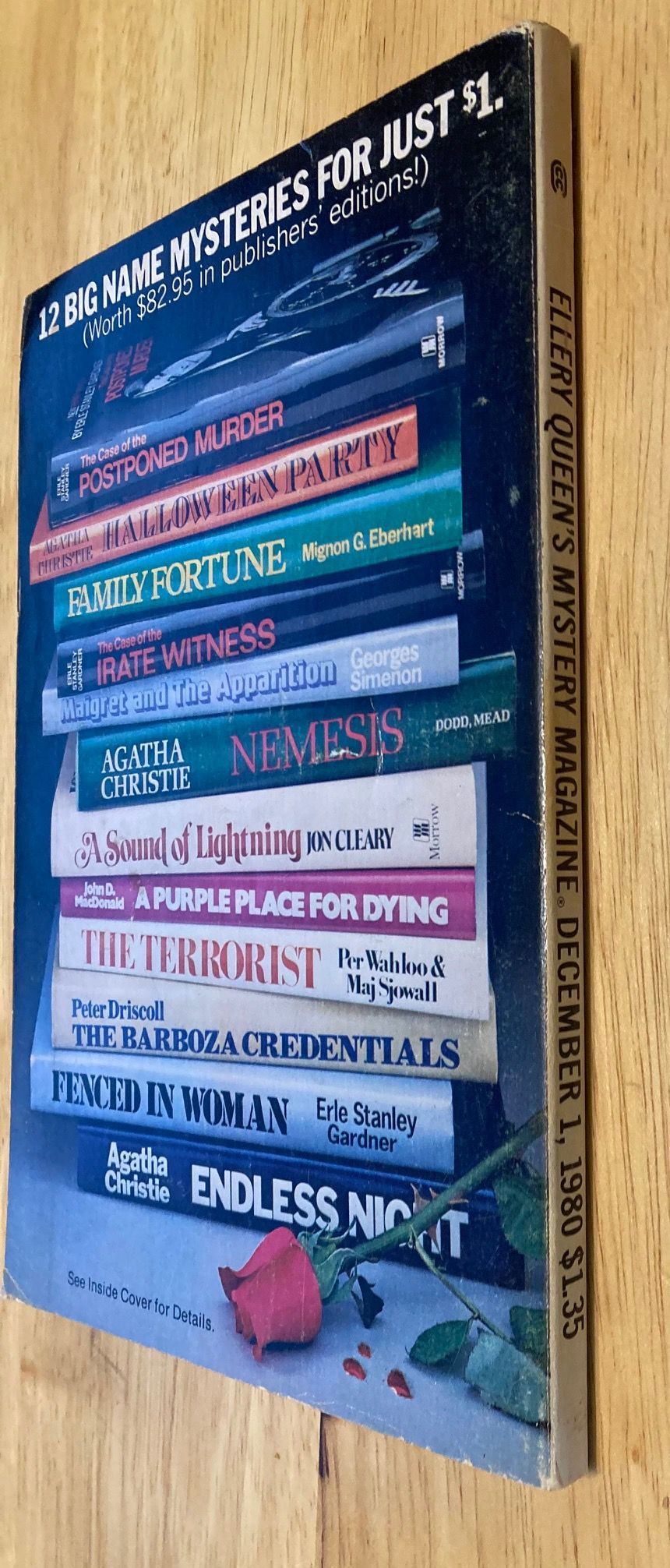 Ellery Queen's Mystery Magazine December 1, 1980 Vol. 76 No. 6 Whole No ...