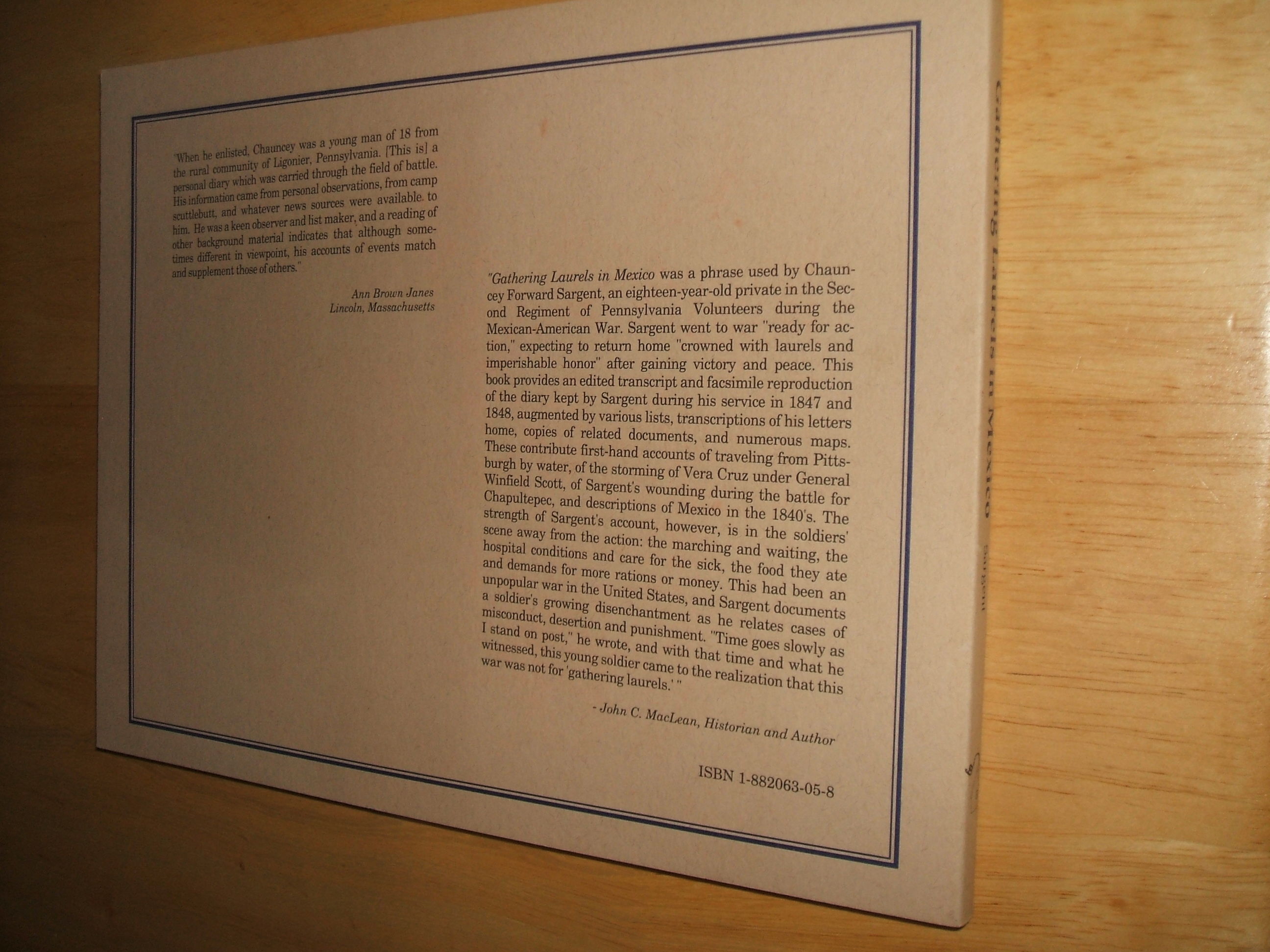 Gathering Laurels In Mexico: The Diary Of An American Soldier In The ...