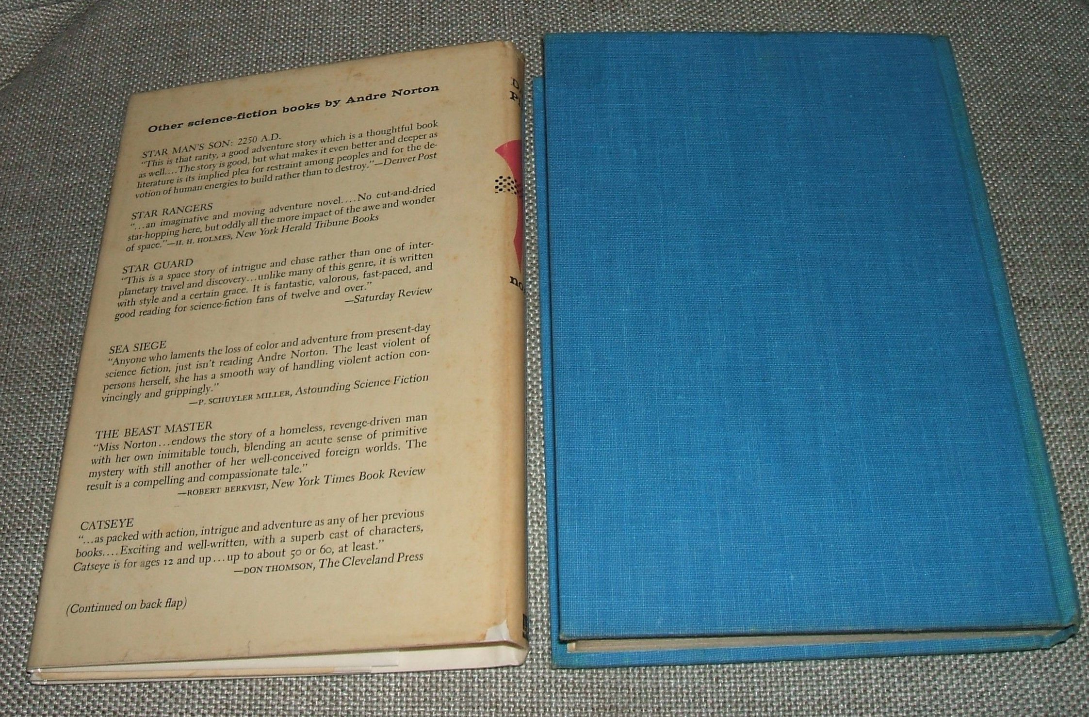 Dark Piper de Norton, Andre: Good Hardcover (1968) First Edition ...