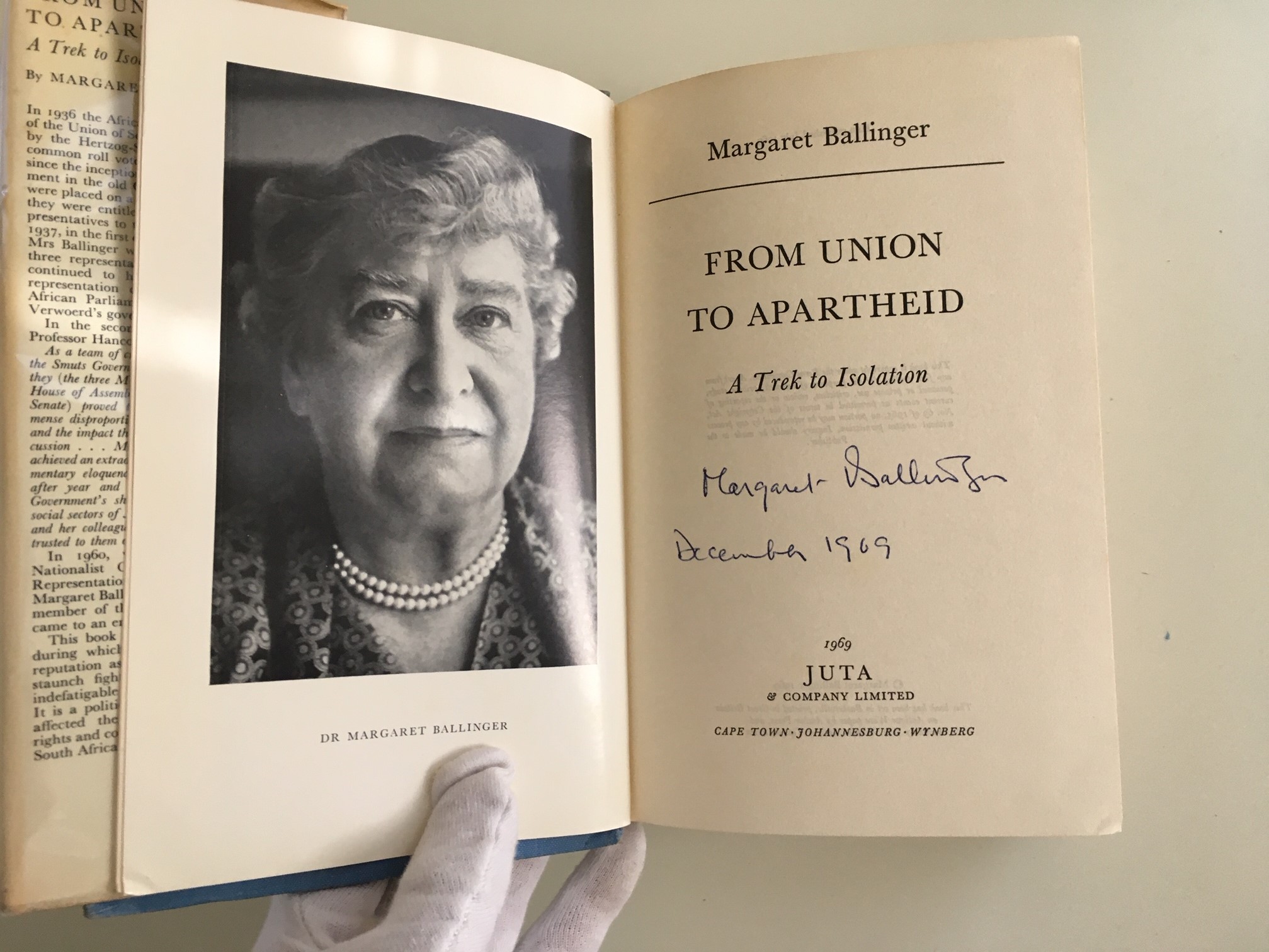 From Union to Apartheid: A Trek to Isolation (Signed First Edition) by ...