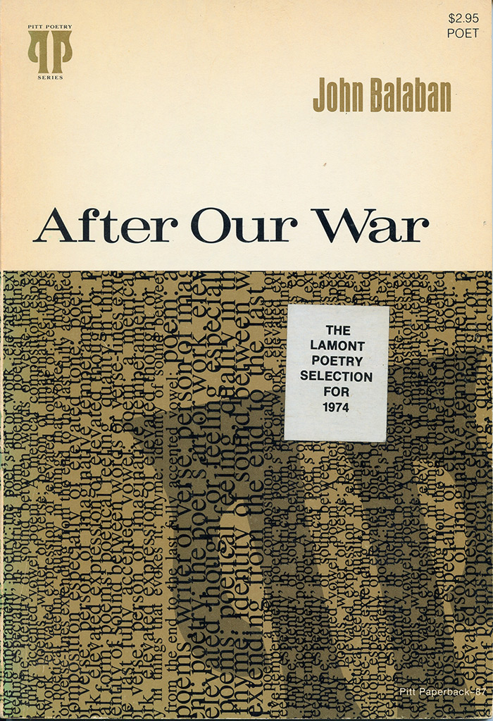 After Our War by Balaban, John: Very Good Paperback (1974) First ...