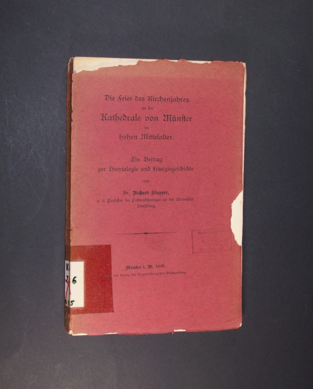 Die Feier des Kirchenjahres an der Kathedrale von Münster im hohen ...