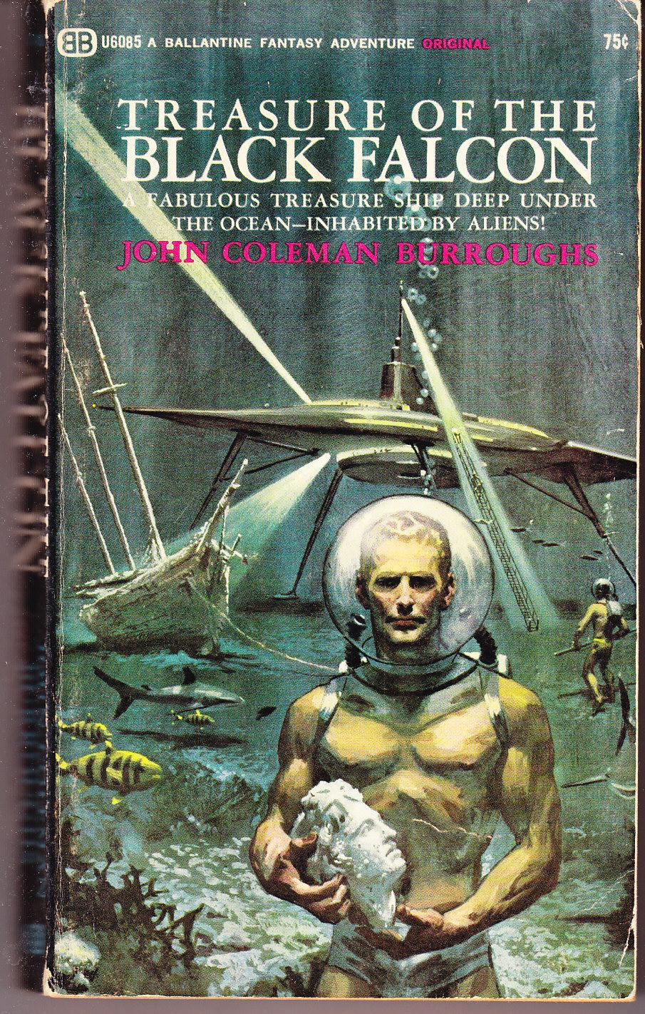 Treasure of the Black Falcon by Burroughs, John Coleman: Good- Very ...