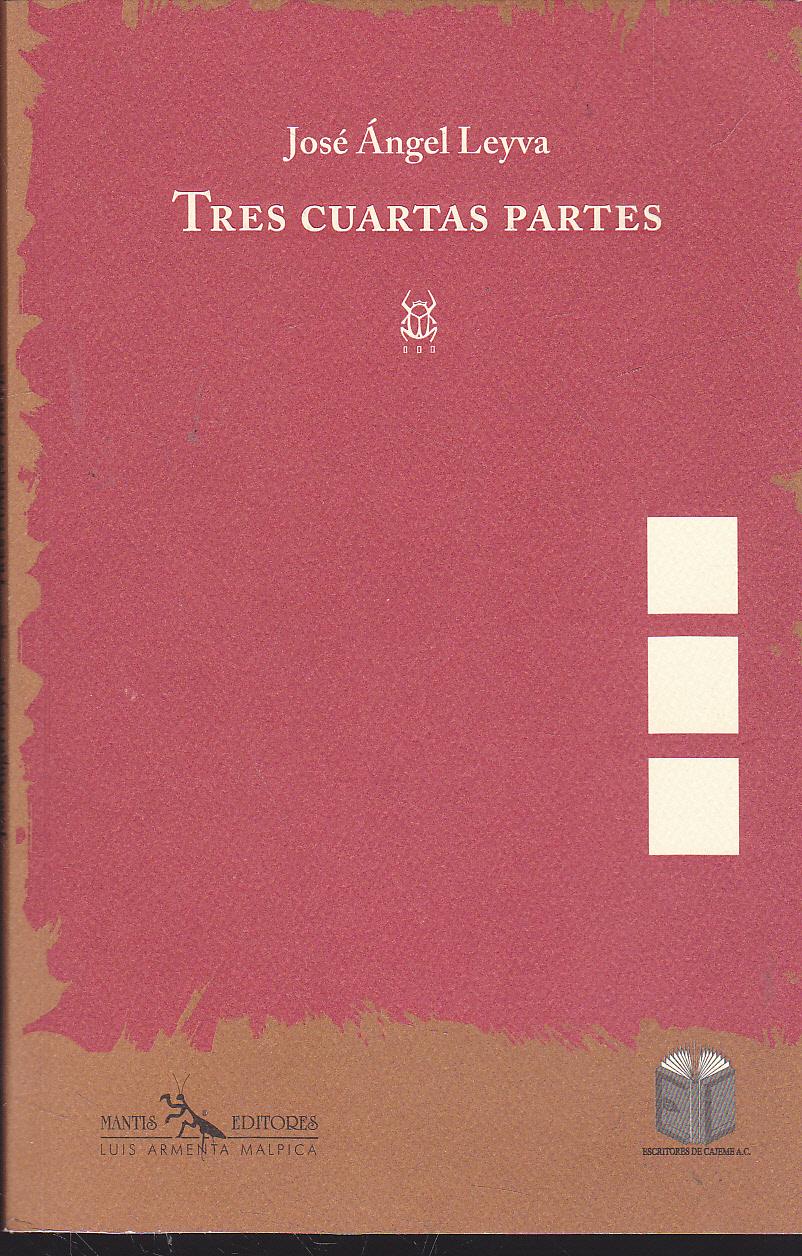 TRES CUARTAS PARTES poesia (Dedicatoria y FIRMA del AUTOR) de JOSE ...