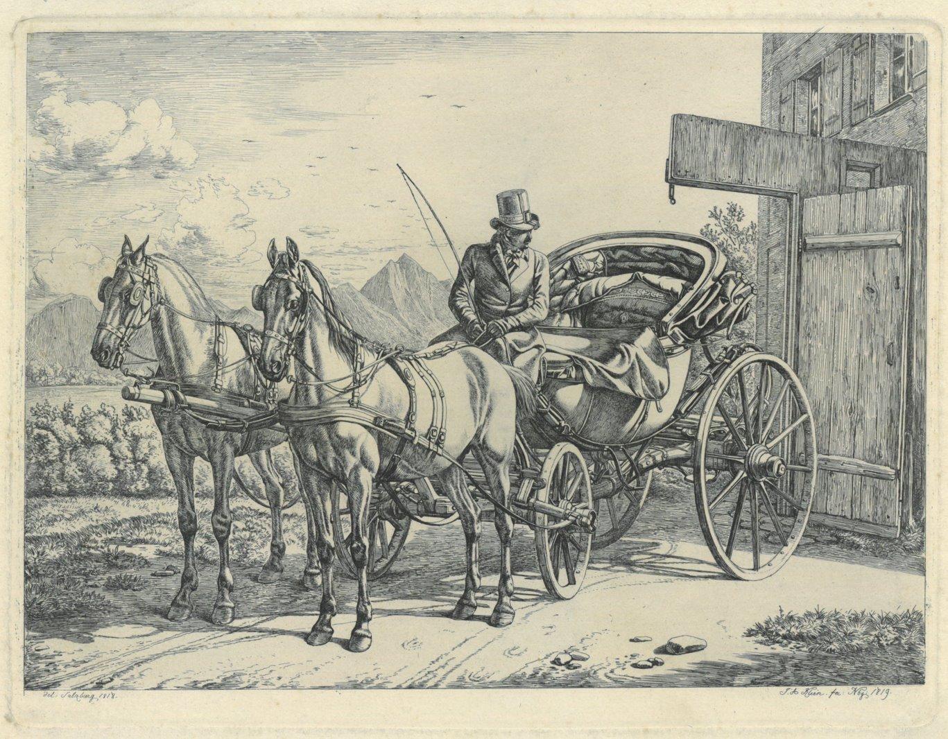 JOHANN ADAM KLEIN (1792 - 1875). JOHANN ADAM KLEIN (1792 - 1875).