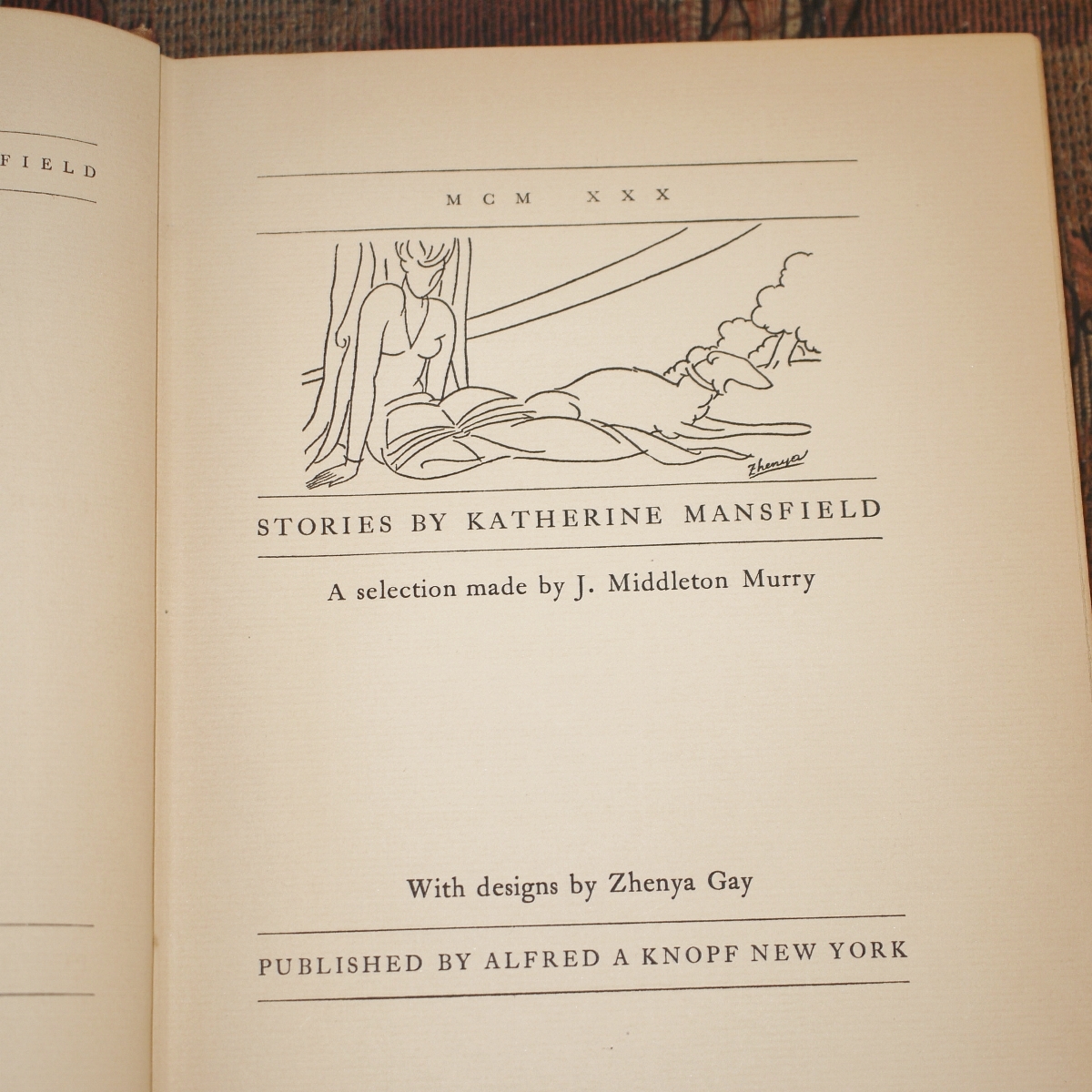 The Stories of Katherine Mansfield by J Middleton Murry (Edited By ...