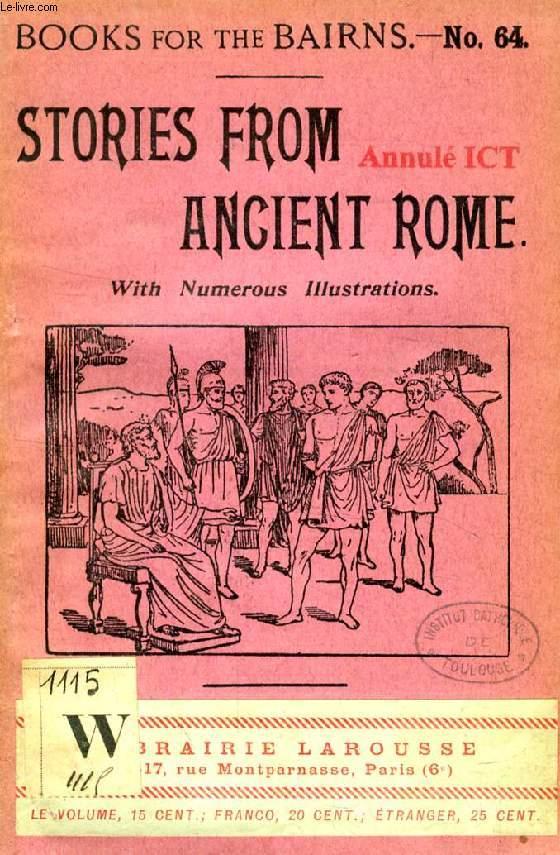 STORIES FROM ANCIENT ROME (BOOKS FOR THE BAIRNS, 64) von COLLECTIF: bon ...