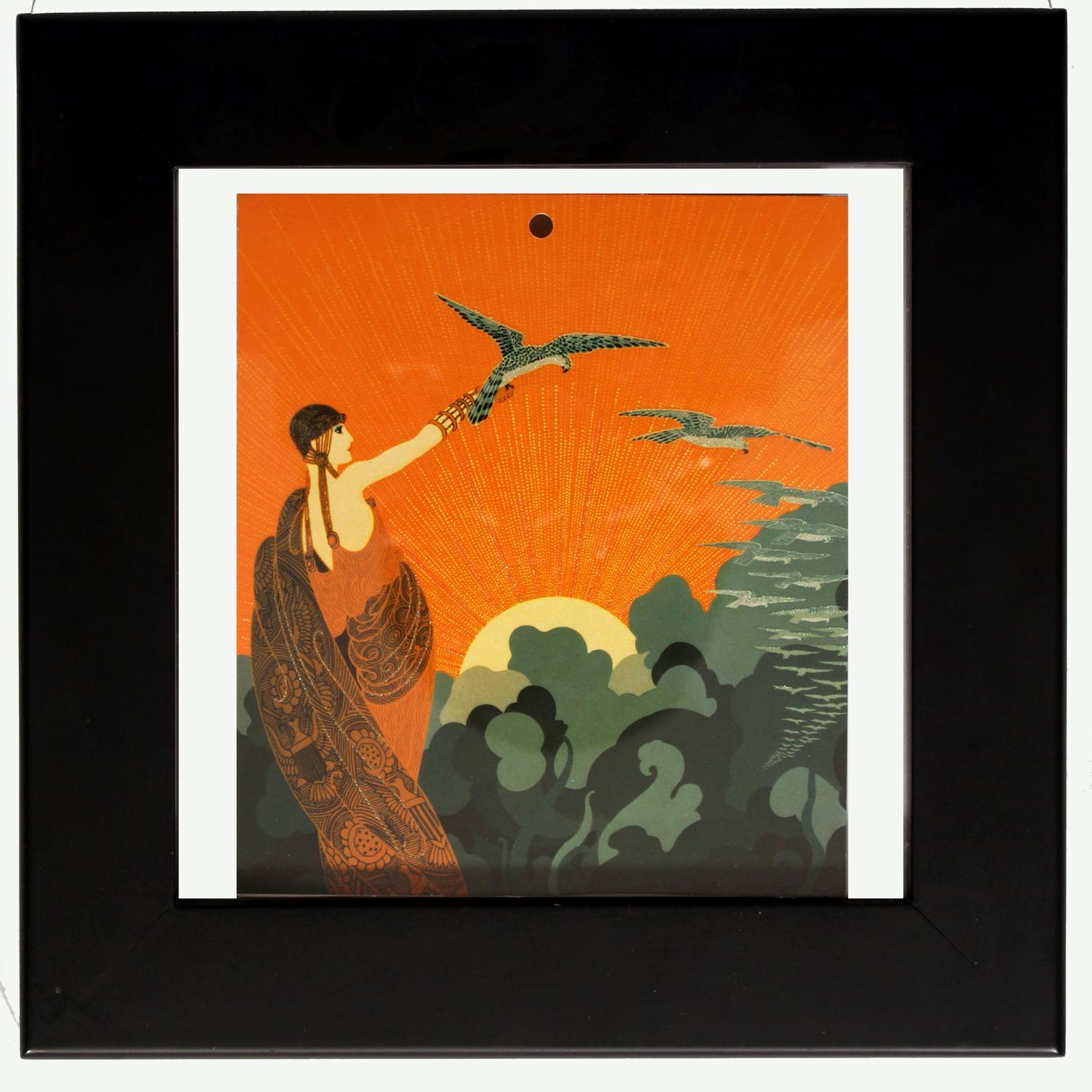 Starstruck Art Deco Ethereal Princess - Double Glass Framed Calendar ...