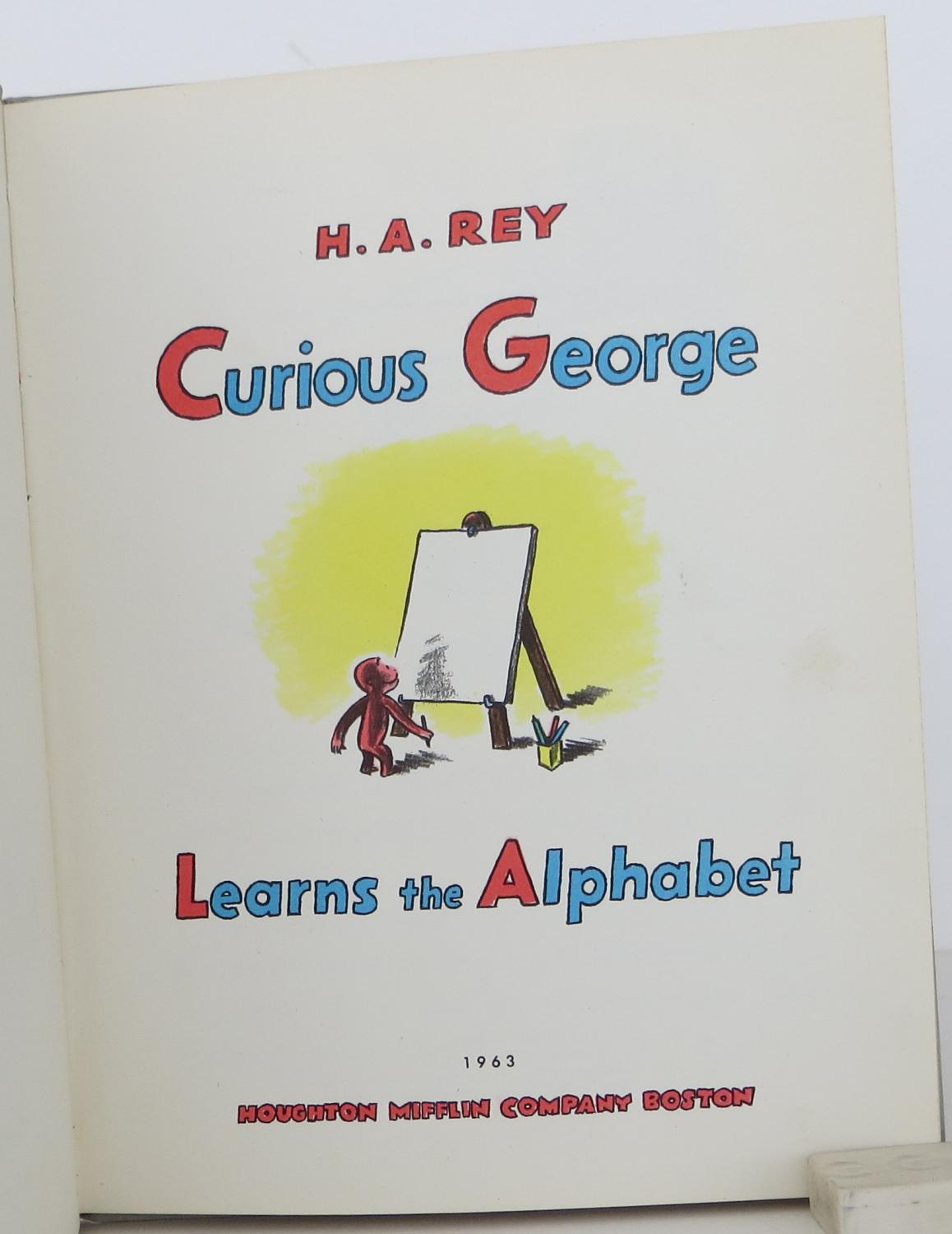 Curious George Learns the Alphabet by Rey, H. A.: Fine Hardcover (1963 ...