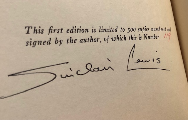 Arrowsmith (signed limited) by Lewis, Sinclair: Signed by Author(s ...