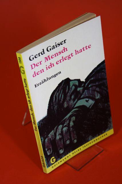 der mensch den von gaiser - ZVAB