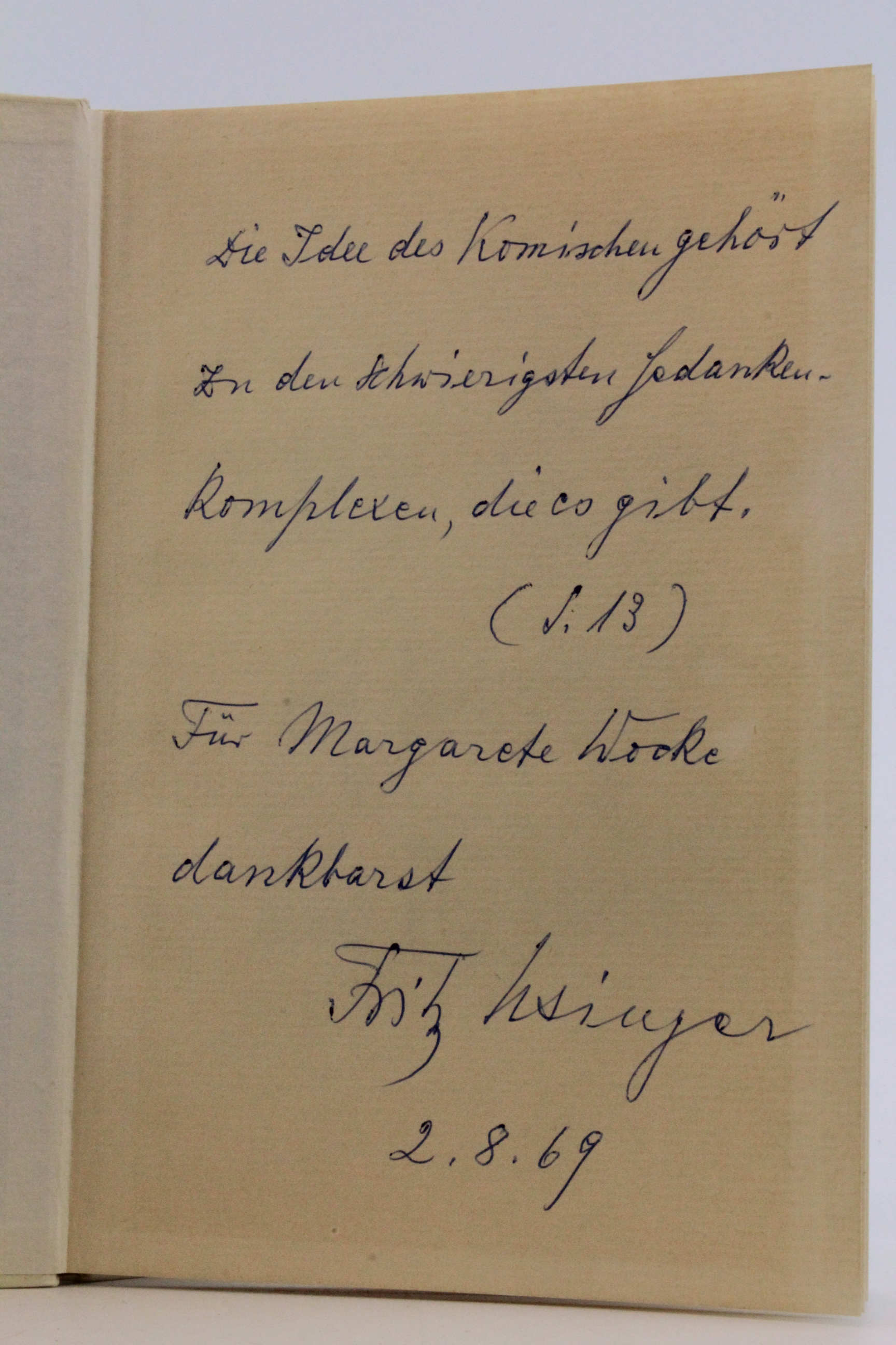 Zur Metaphysik des Clowns by Fritz Usinger: (1965) | Antiquariat Bücherwurm