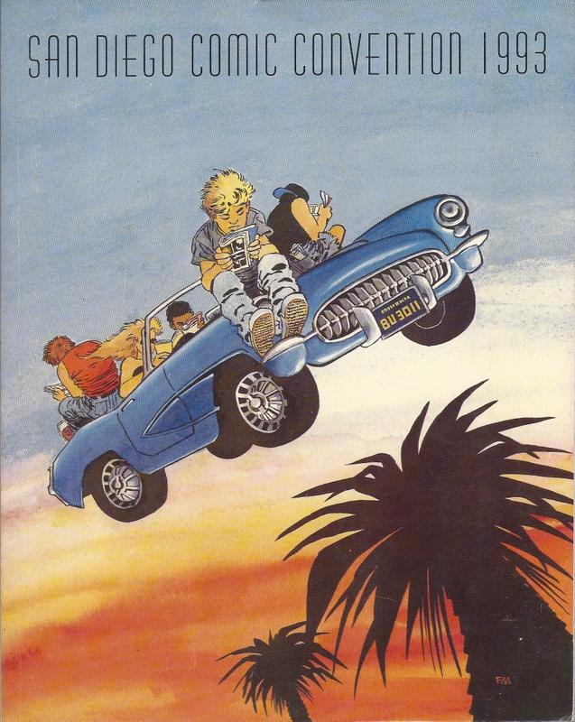 San Diego Comic Convention 1993 Souvenir Program Book OVERSIZE: (1993 ...