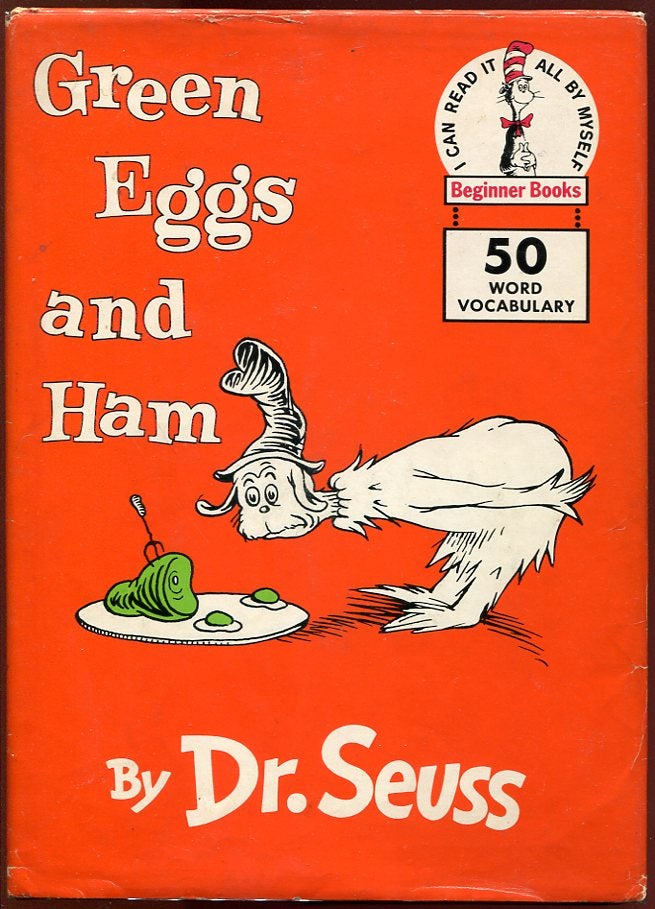 Green Eggs And Ham By Dr Seuss Collectible Very Good Hardcover 1960