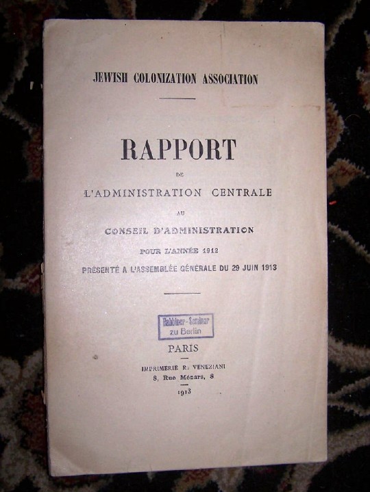 Rapport de l'Administration Centrale au Conseil d'Administration pour l ...